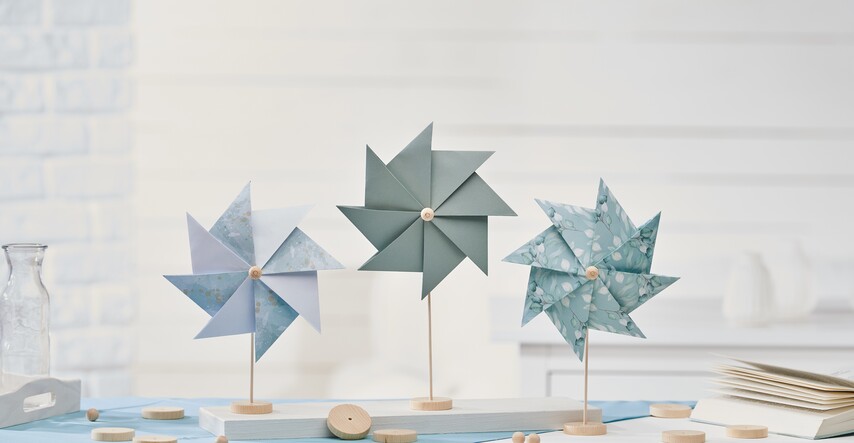 Folding star as windmill decoration - VBS Hobby