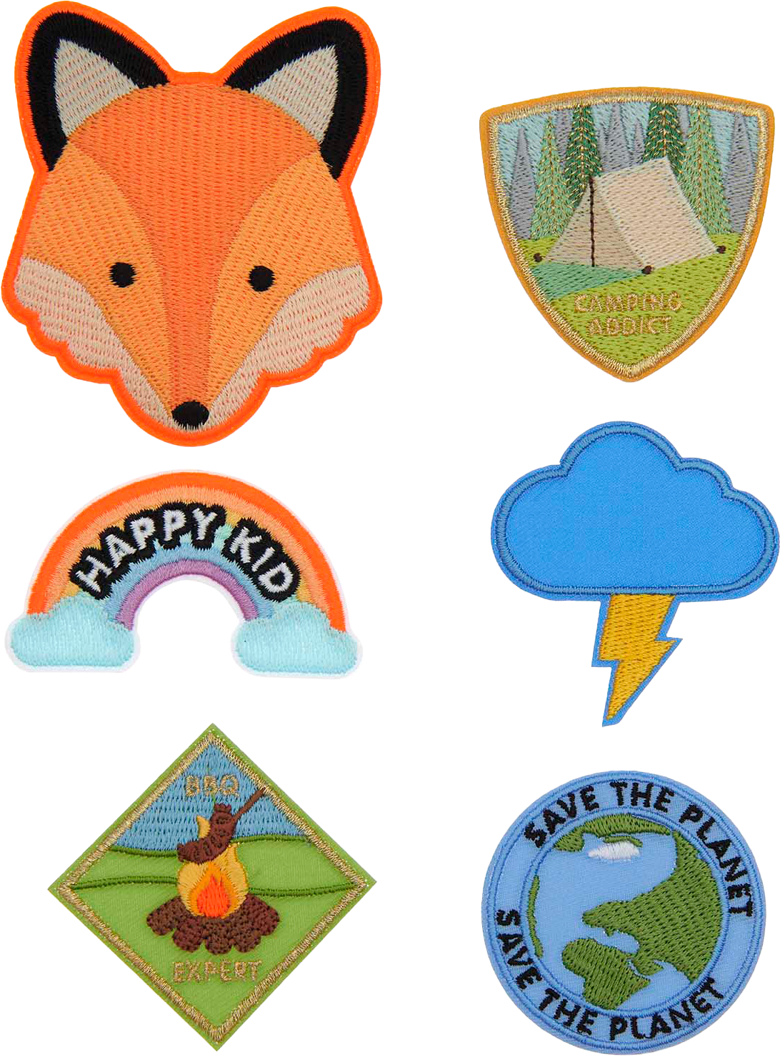 Patches Kids Kingdom "Pfadfinder Fuchs" | VBS Hobby Bastelshop
