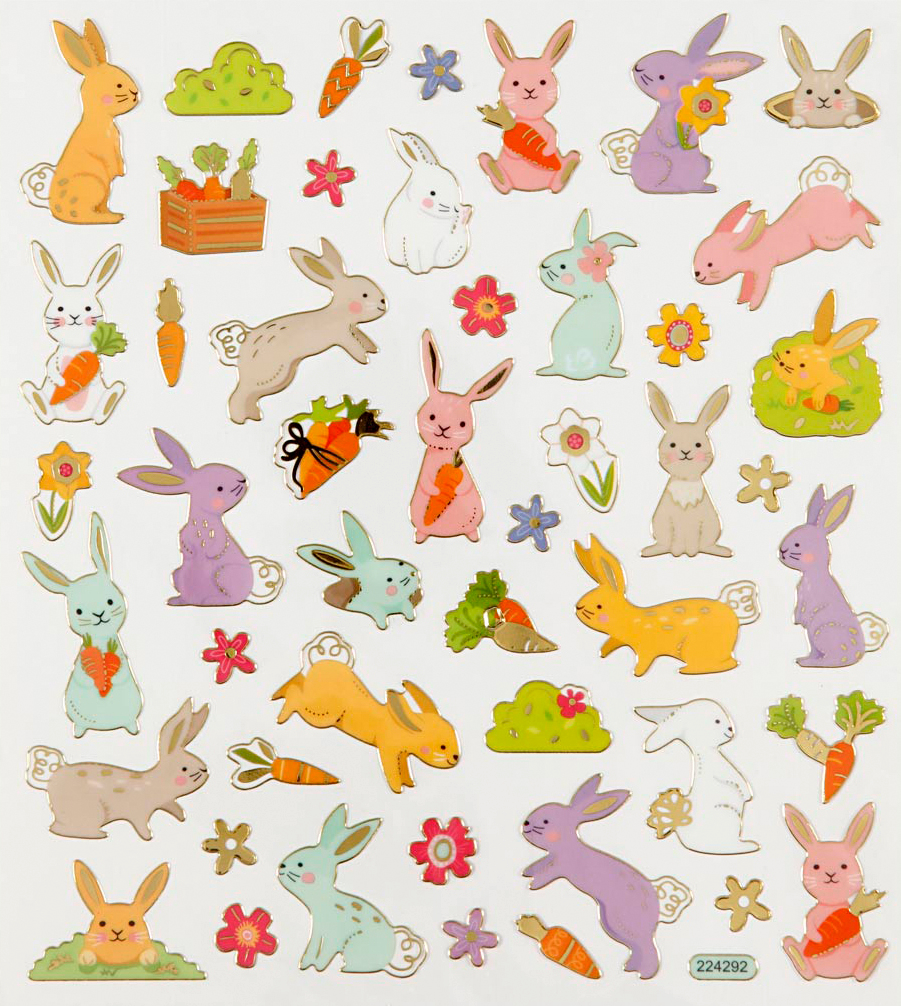 Sticker "Osterhasen" | VBS Hobby Bastelshop