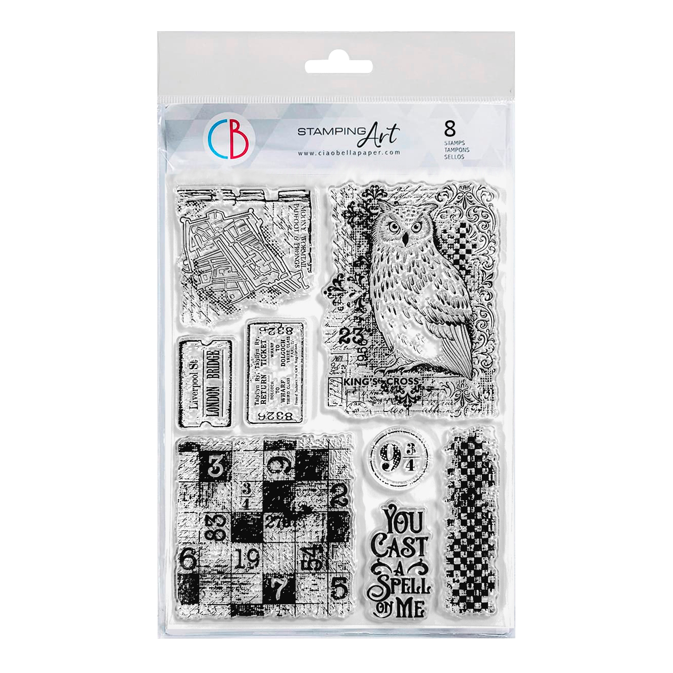 Silicone stamp "Wizard Academy", Magic Spell - VBS Hobby