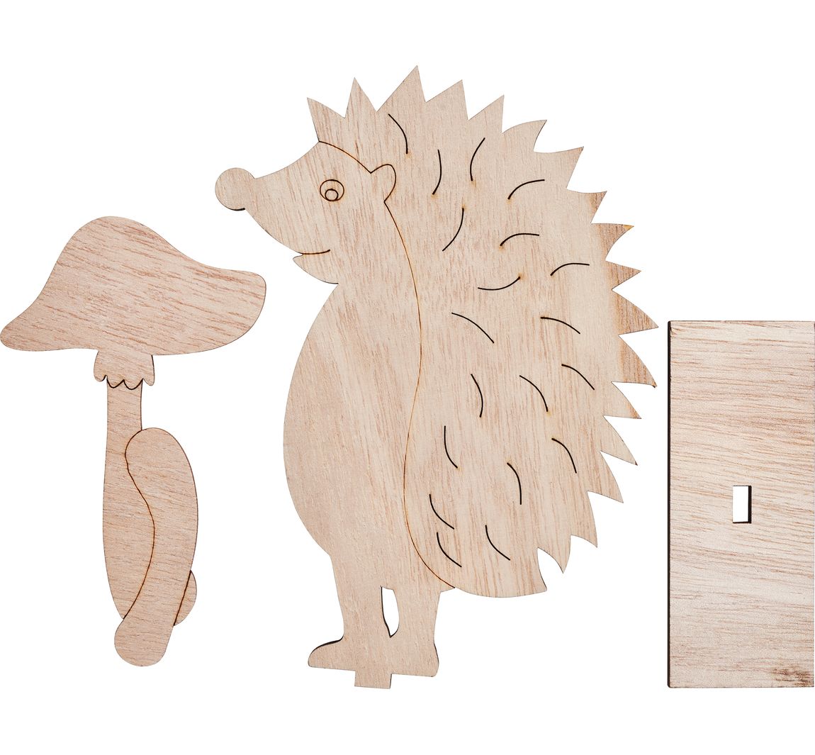VBS Holz-Steckmotiv "Igel", 3-tlg. | VBS Hobby Bastelshop