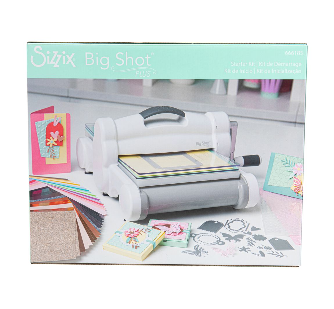Sizzix Big Shot Plus White & Gray "Starter Kit" | VBS Hobby Bastelshop
