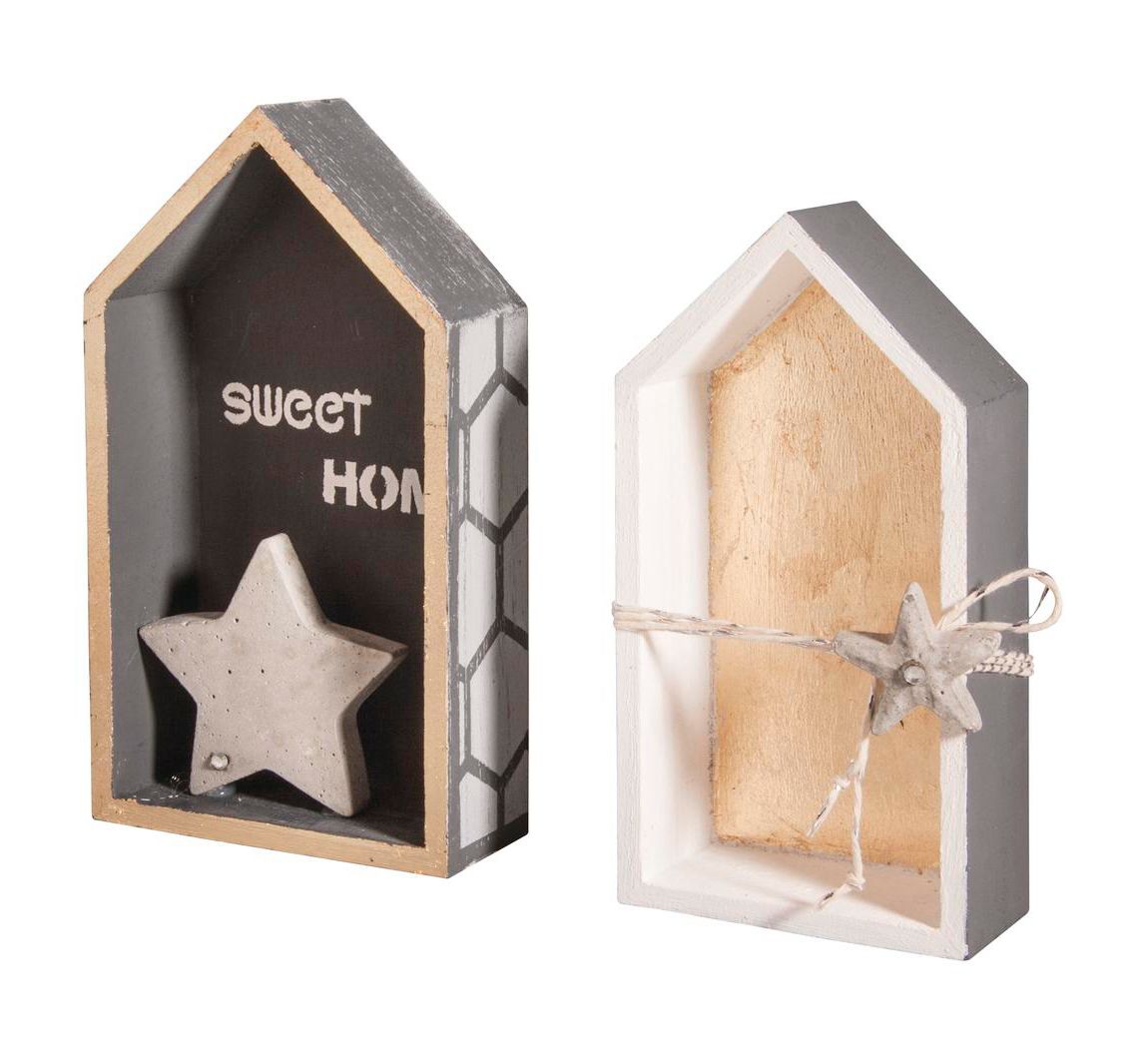 Holz-Rahmen "Häuser - Hoch", 2er-Set | VBS Hobby Bastelshop