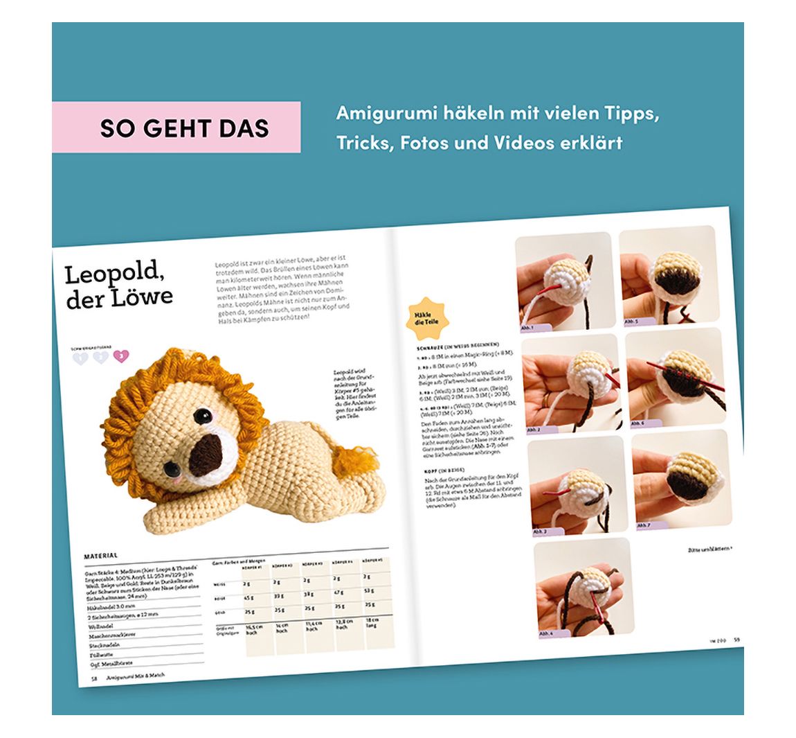 Buch "Amigurumi Mix und Match" | VBS Hobby Bastelshop