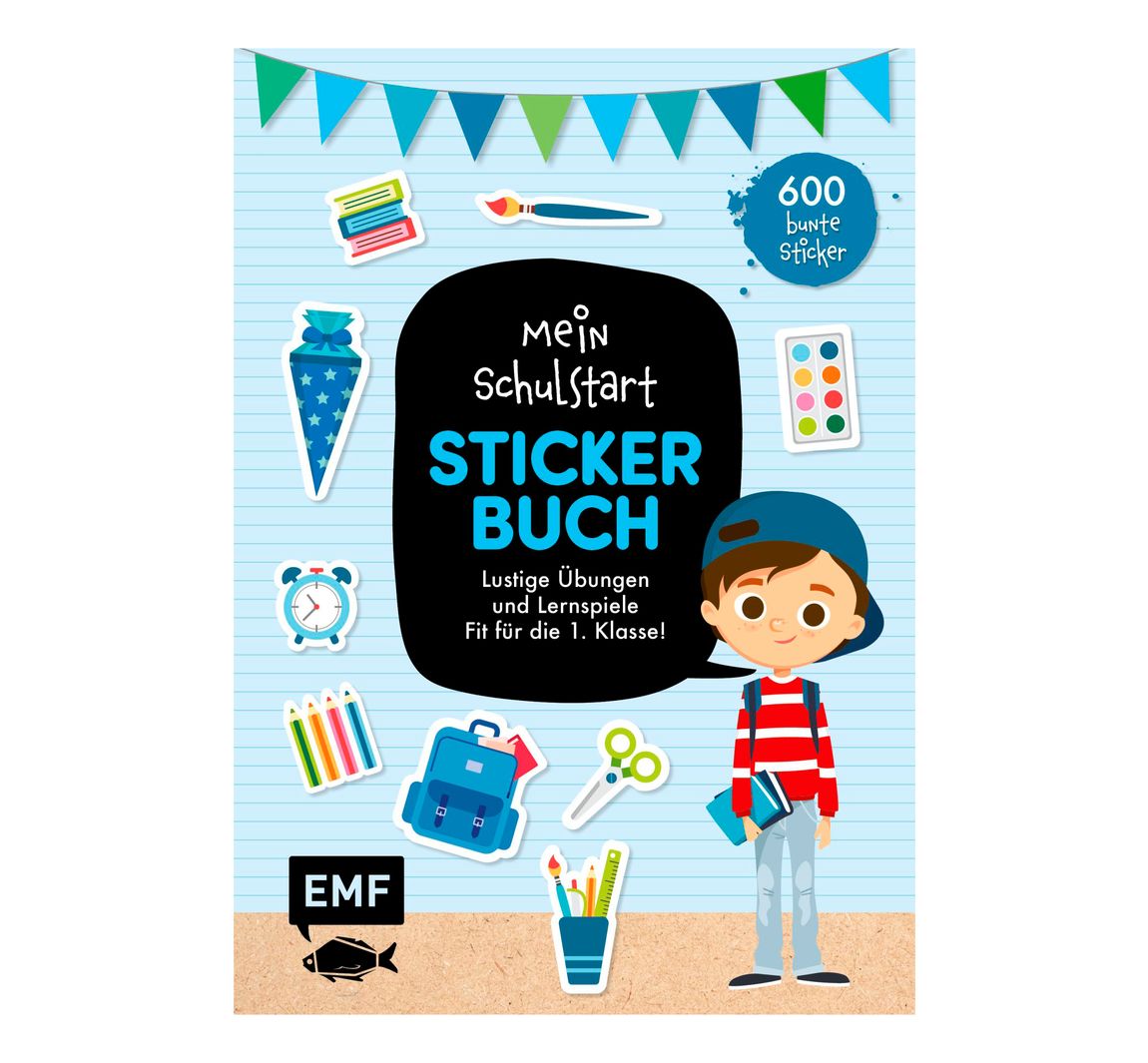 Buch "Das Stickerbuch zum Schulstart" | VBS Hobby Bastelshop