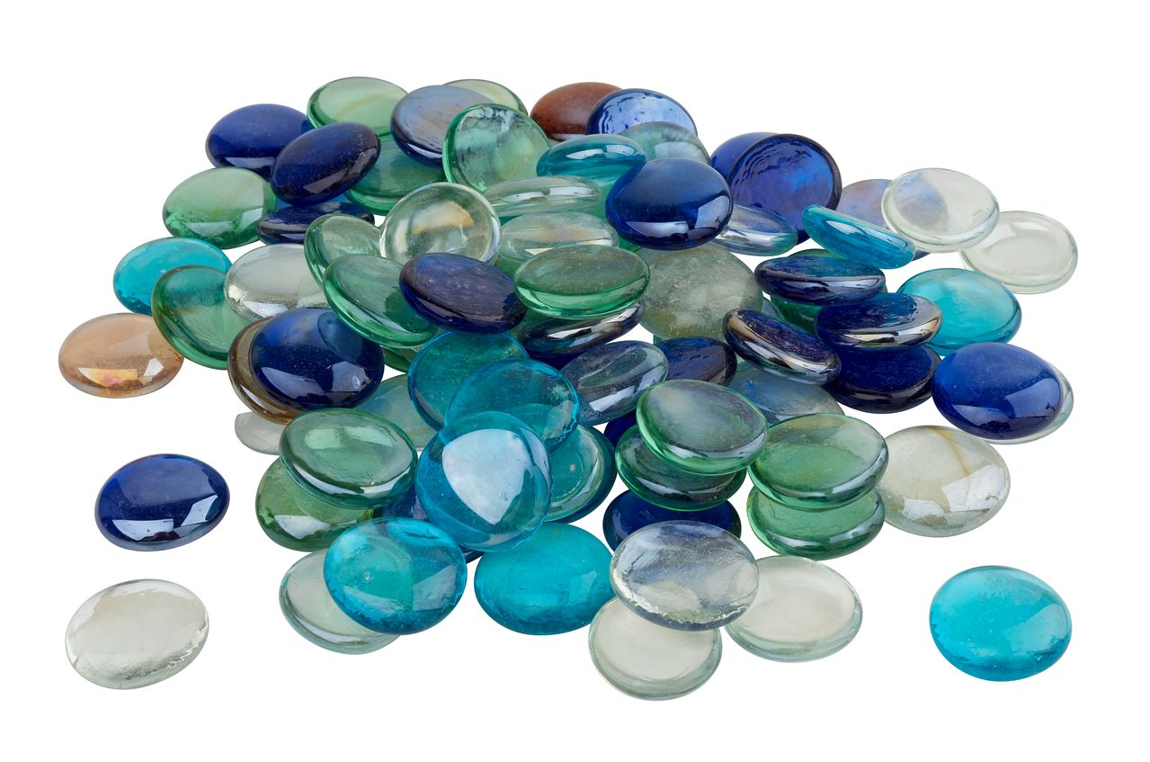 VBS Glas-Muggelsteine "Bunt", 1 kg | VBS Hobby Bastelshop