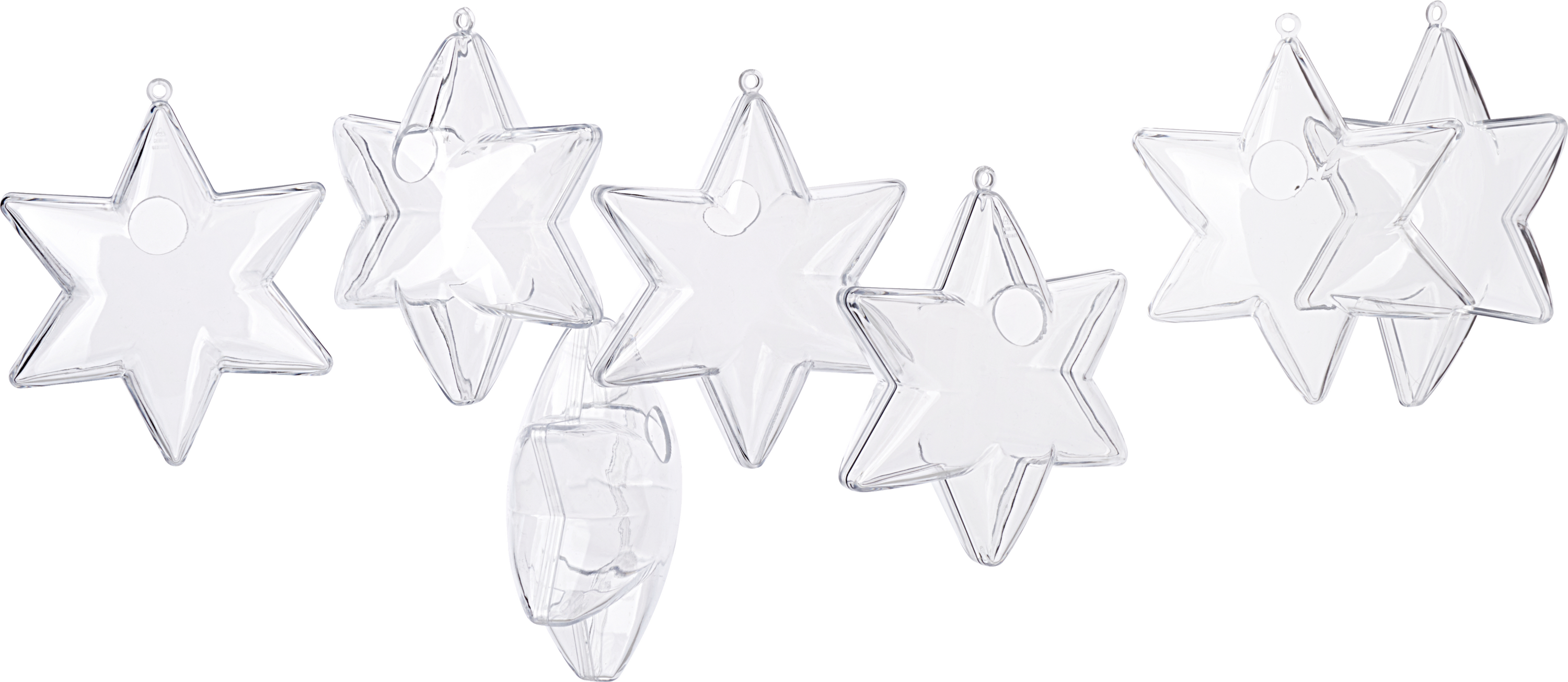 VBS Acrylic Form Star 6 Points With Hole VBS Hobby vbs-acrylic-form-star-6-points-with-hole-vbs-hobby