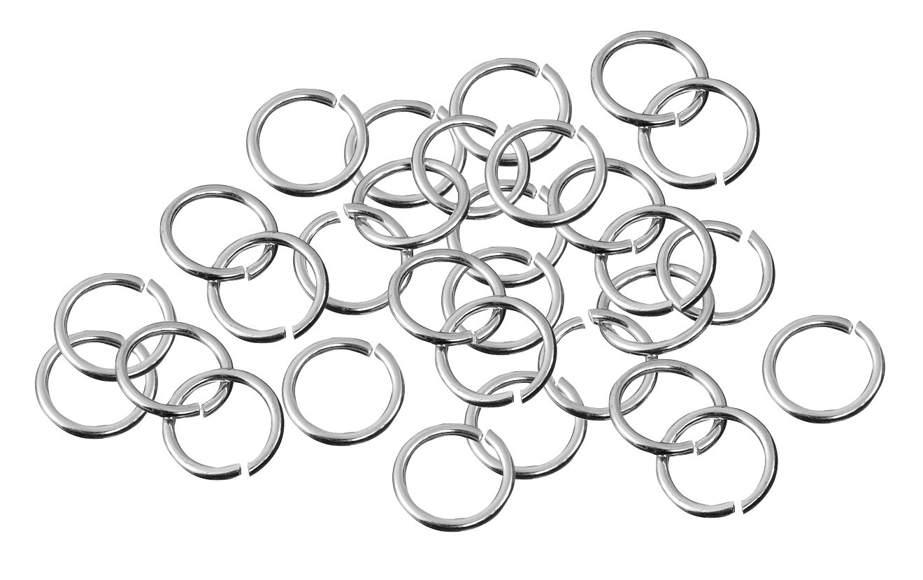 Ringel, Edelstahl, 30 Stück - VBS Hobby