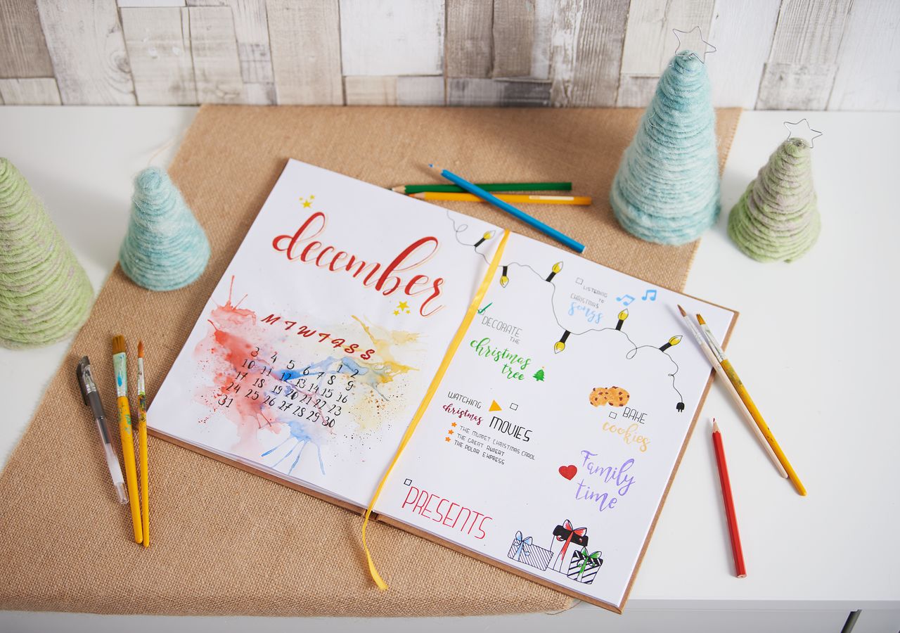 Bullet Journal Schablone "Kalender" | VBS Hobby Bastelshop