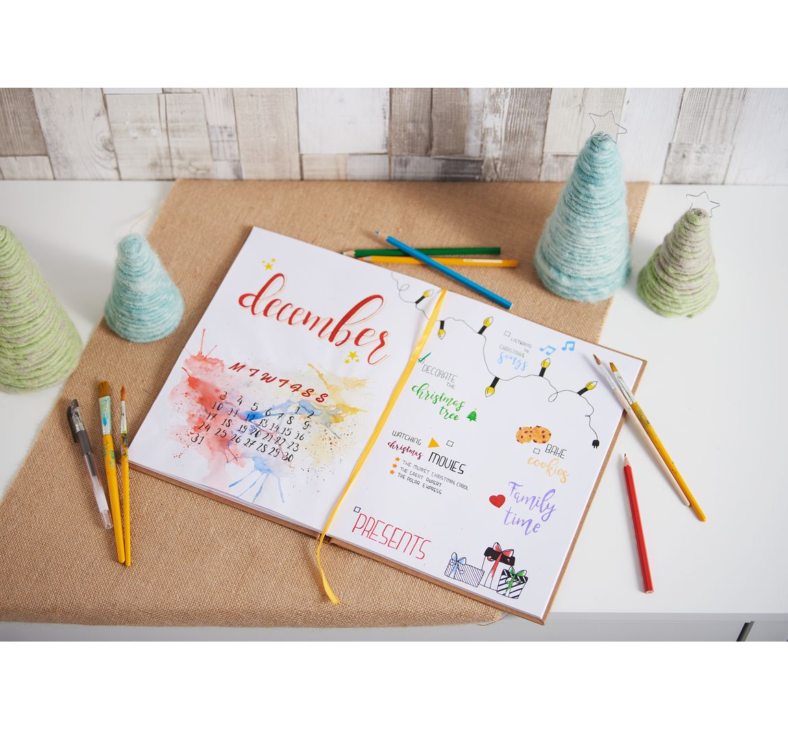 Bullet Journal Schablone "Kalender" | VBS Hobby Bastelshop