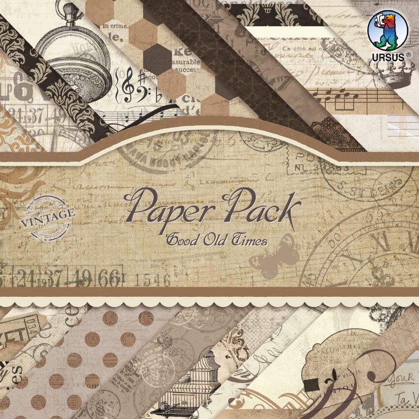 Papierblock "Good Old Times" | VBS Hobby Bastelshop